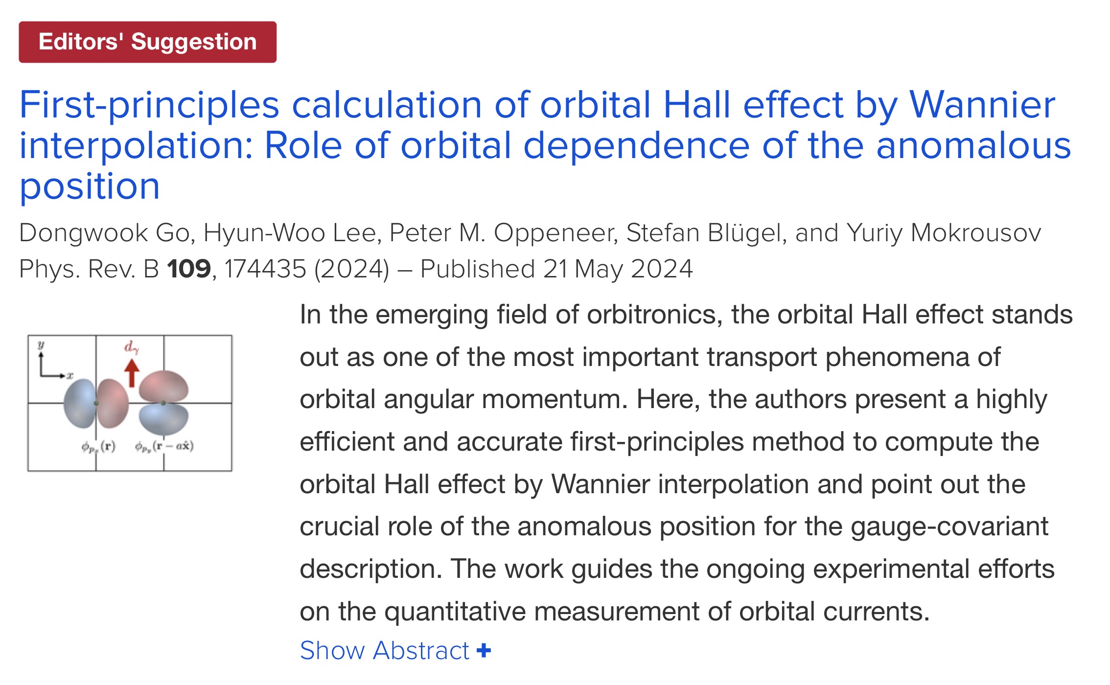 A new paper published – Spintronics, Orbitronics, and Physics Beyond